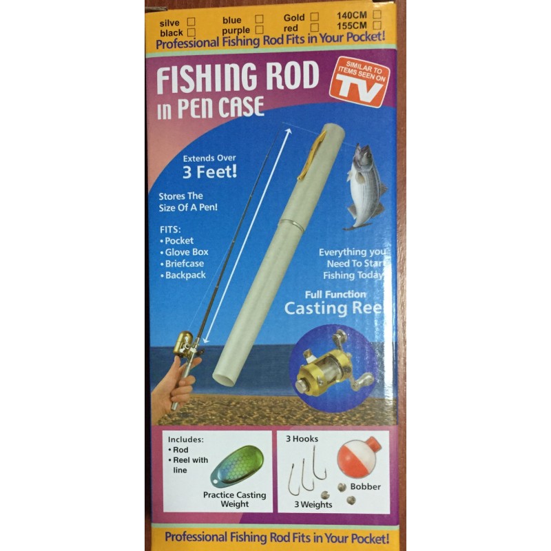 Складная мини-удочка Fishing Rod In Pen Case